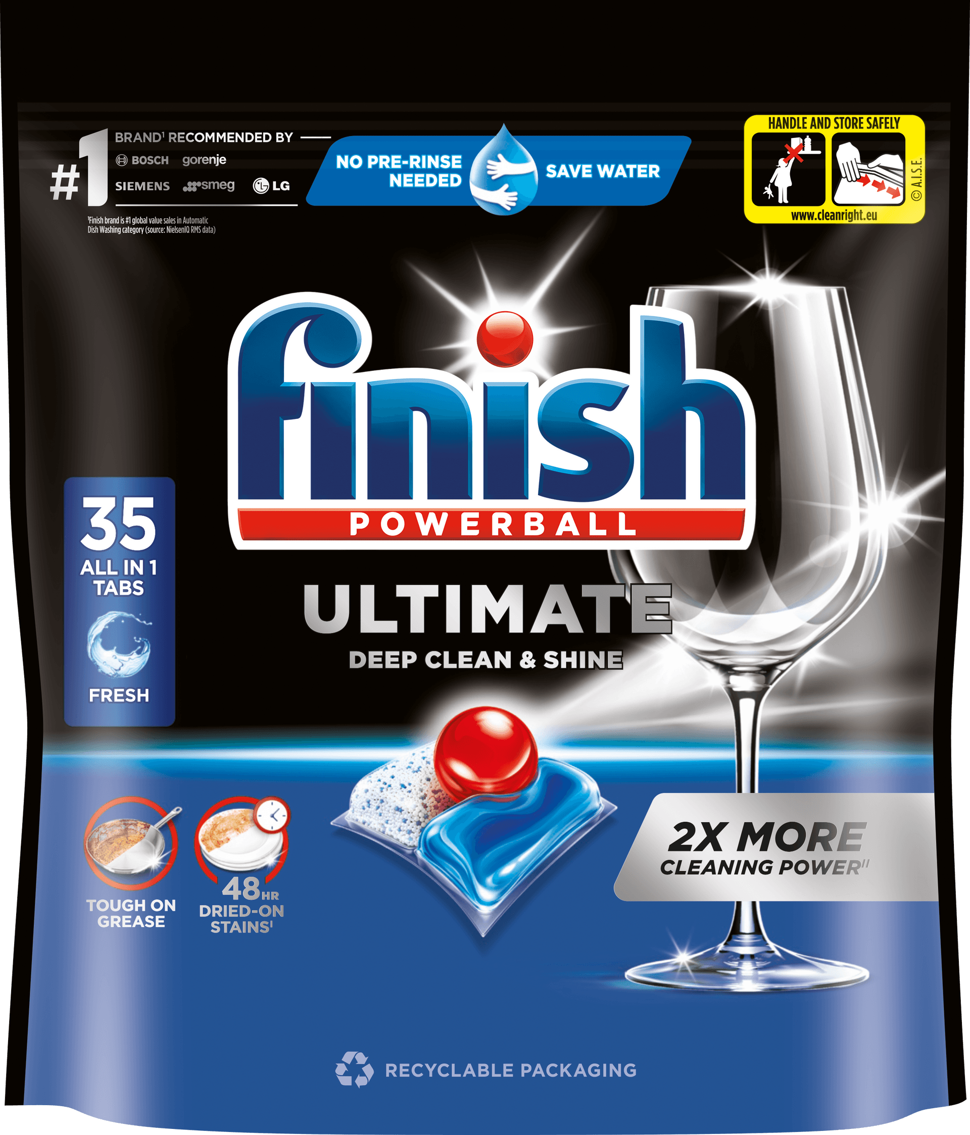 Finish® Ultimate All in 1™ oppvasktabletter | Finish NO